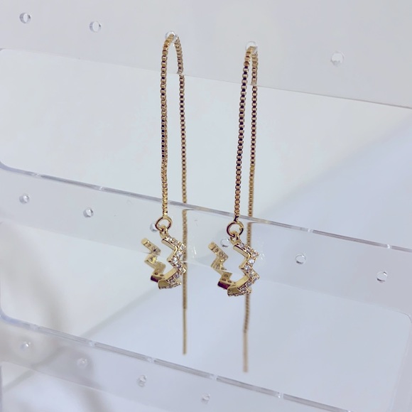 AC FASHION | Jewelry | Ac Fashion Gold Plated 925 Sterling Silver Wave ...